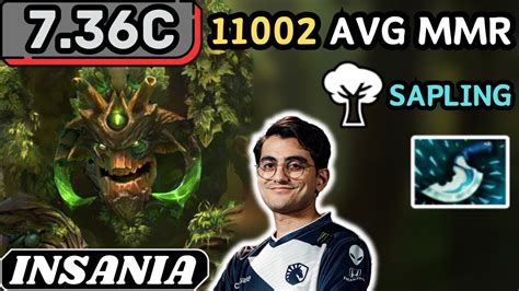 7 36c Insania TREANT PROTECTOR Hard Support Gameplay Dota 2 Full