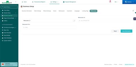 6ammart Admin Panel 3rd Party Api Integration 6ammart