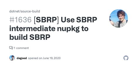 [sbrp] use sbrp intermediate nupkg to build sbrp · issue 1636 · dotnet