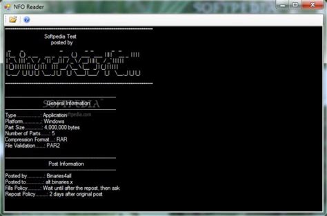 NFO Reader Download Softpedia