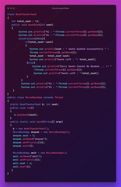 How To Use Synchronized Blocks In Java Rajneesh Yadav Posted On The Topic Linkedin