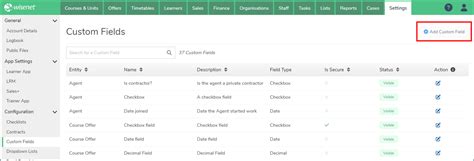 how to add and edit custom fields wisenet resources