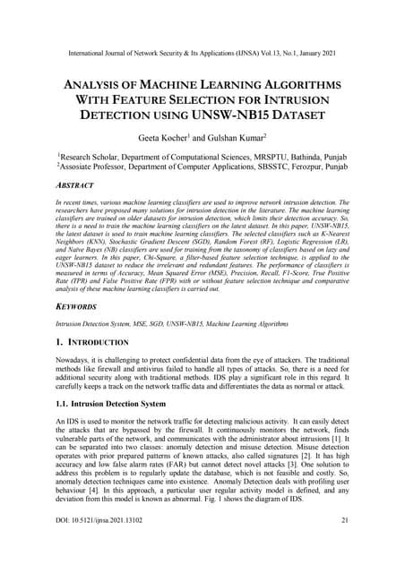 Benchmarks For Evaluating Anomaly Based Intrusion Detection Solutions Pdf