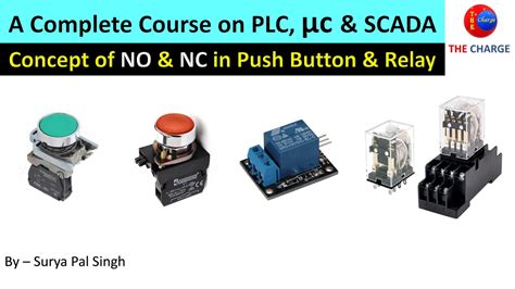 Concept Of No And Nc In Relay And Push Button Youtube