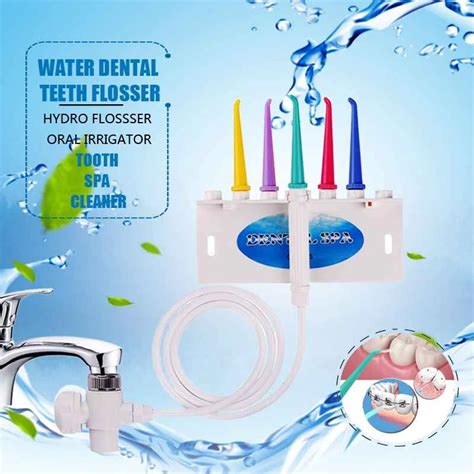 Faucet Water Flosser Oral Irrigator Dental Flosser Dental Brush Tooth