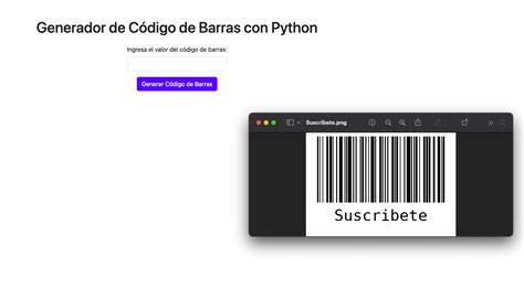 GitHub urian generar codigos de barra con python Aprende a crear un generador de códigos