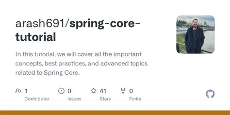 Arash Ariani On Linkedin Github Arash691spring Core Tutorial In