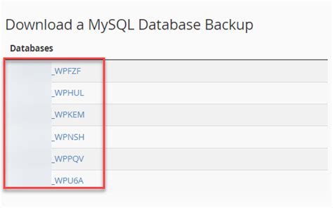 How To Restore A MySQL Database