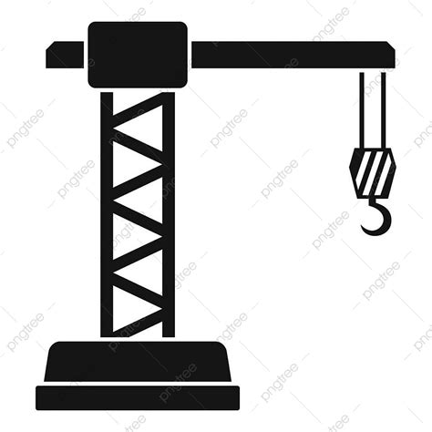 Icono De Grúa Simple Vector Aislado Png Planta Arte Grua Png Y
