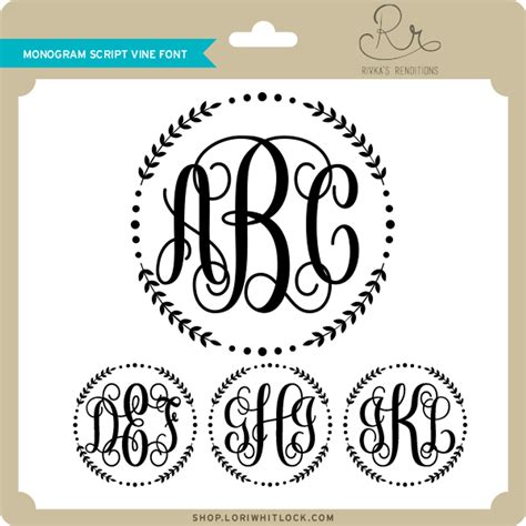 Script Monogram A