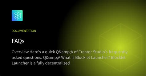Faqs