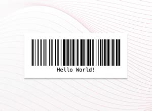 How To Generate A Barcode In JavaScript Scanbot SDK