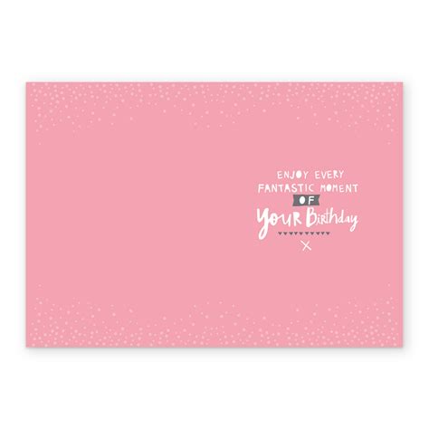 Personalised Niece Balloon Sparkles Birthday Card Hallmark