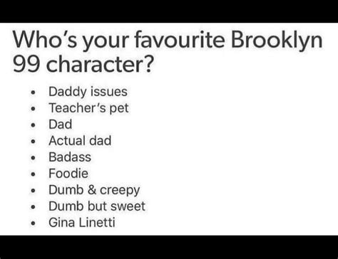 Whos Your Favourite Rbrooklynninenine