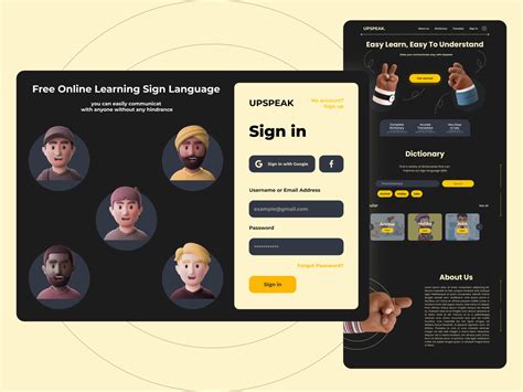 Sign Language Web Design By Andriawan Firmansyah On Dribbble