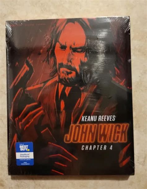 John Wick Chapter 4 Steelbook 4k Ultra Hd Blu Ray Digital New Boxed