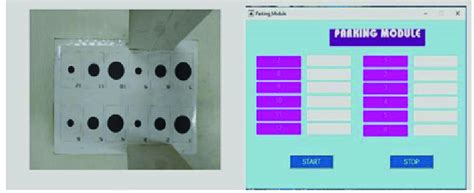 Parking Module And Its Graphical User Interface Gui With A Different Download Scientific
