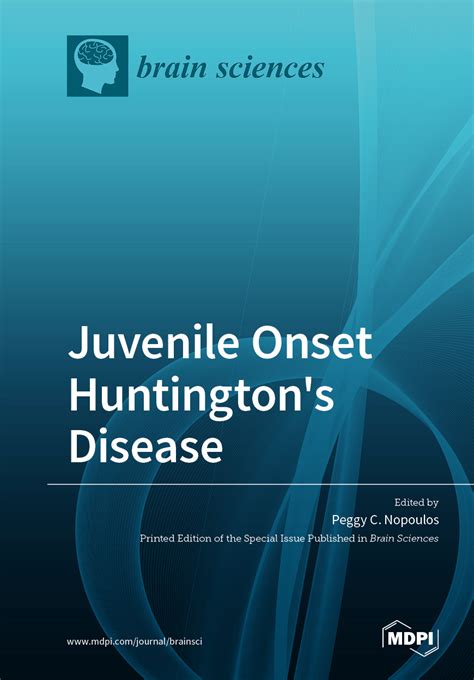Juvenile Onset Huntingtons Disease Mdpi Books