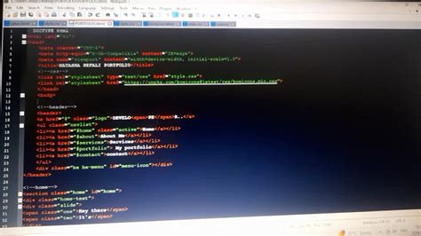 how i created my portfolio using html and css puleng natasha sefali