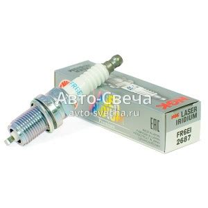 Свеча зажигания NGK 2687, FR6EI "Laser Iridium" - Авто-Cвечи