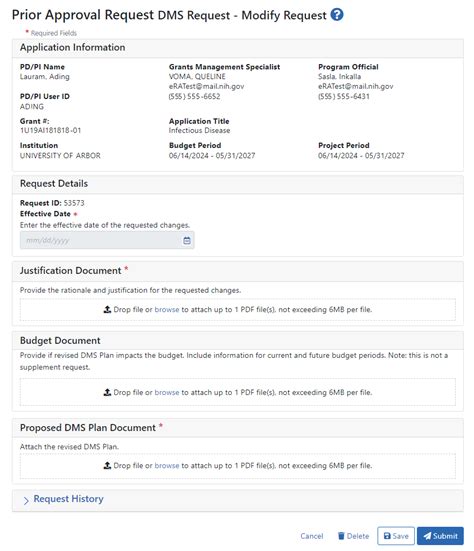 Prior Approval Dms Request