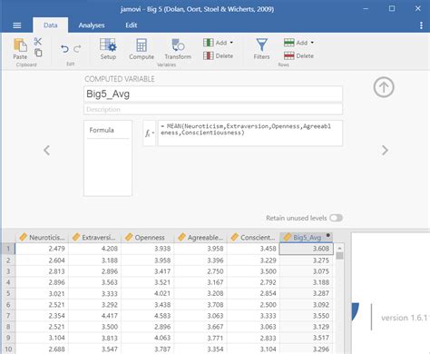 62 Compute Statistics With Jamovi