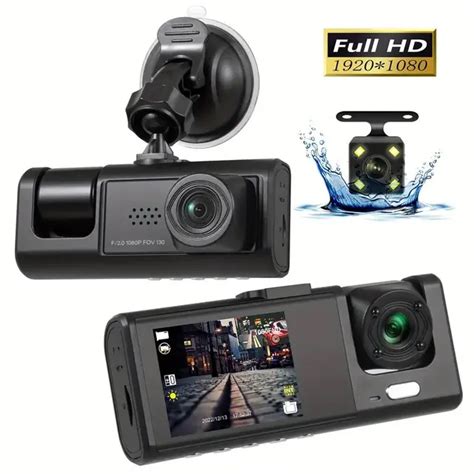 3채널블랙박스 추천상품 3 채널 차량용 Dvr Hd 1080p 3 렌즈 내부 차량 대시 캠 3 방향 카메라 Dvr