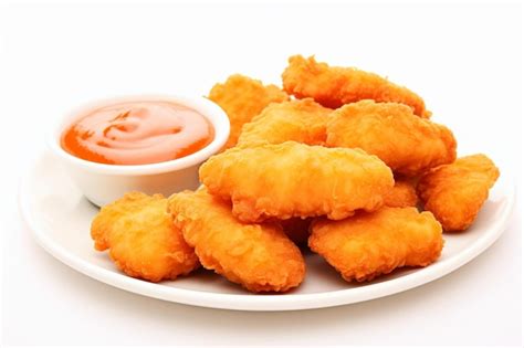 Premium Photo High Angle Of Fried Chicken Legs And Nuggets With Fizzy