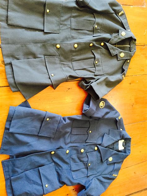 Old South Africa Police Sap Tunics Police Forces Of The World