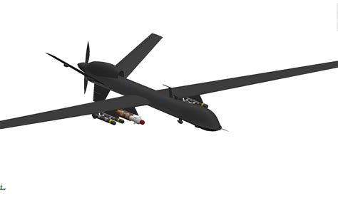 军用固定翼无人机 Solidworks 2017 模型图纸下载 懒石网