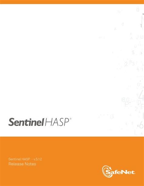 Sentinel HASP V Release Notes SafeNet