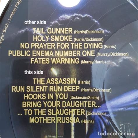 Iron Maiden No Prayer For The Dying Lp Pictu Comprar Discos Lp