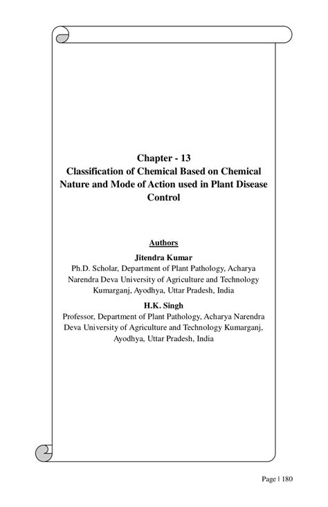Pdf Chapter 13 Classification Of Chemical Based On Chemical Nature