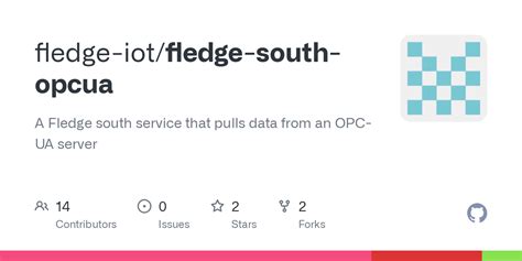 GitHub Fledge Iot Fledge South Opcua A Fledge South Service That
