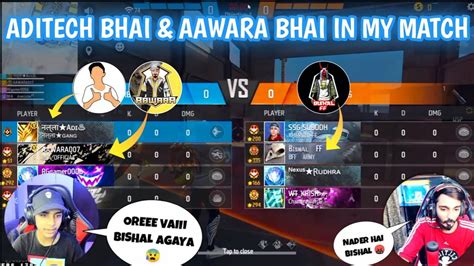 Aditech And Aawara007 In My Match 🔥😍 Aditechop Blackflagarmy9340