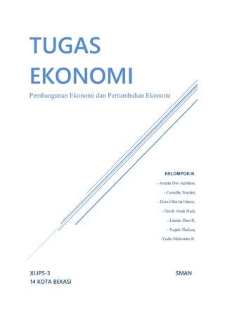 Pertumbuhan Ekonomi Dan Pembangunan Ekonomi PDF