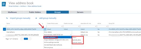 MailApp 1 Mailapp Activation TECH ARROW Documentation Center