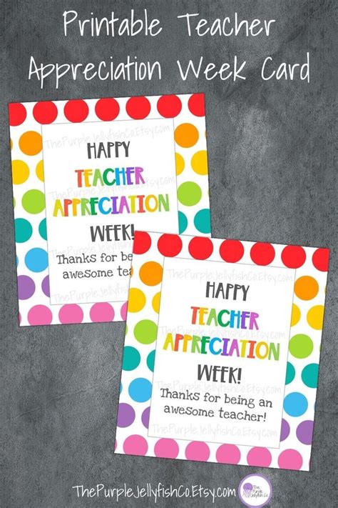 Fun Teacher Appreciation Week T Tags Teacher Appreciation Cards