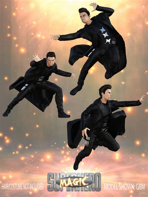 Superhero Magic For G8m Volume 2 3d Figure Assets Griffinfx