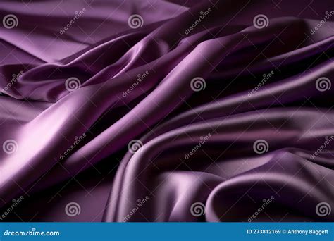 Purple Silk Fabric Satin Background Stock Illustration Illustration