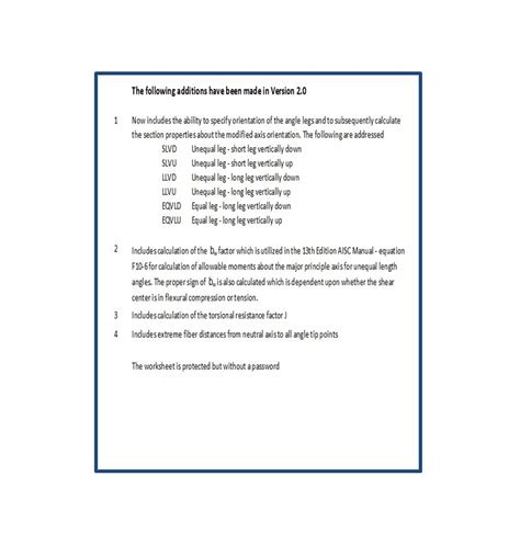 Design Of Angle Section Properties Excel Sheet Get Into Cart
