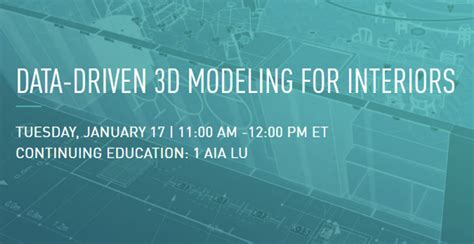 Cpd Webinar Data Driven 3d Modeling For Interiors Sbid