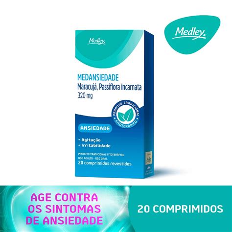Passiflora Incarnata Med Ansiedade 320mg 20 Comprimidos Com Menor Preço