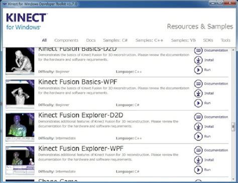 7 Kinect Developer Toolkit Download Scientific Diagram
