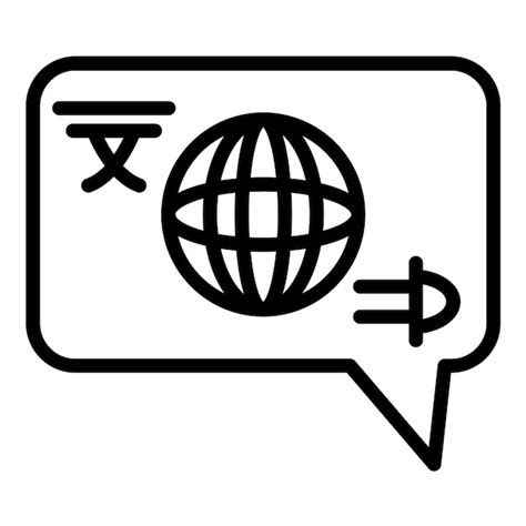 Premium Vector Vector Design Multilingual Support Icon Style