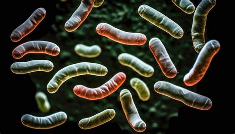Premium Ai Image Enlarged Visual Of Microbes Bacteria And Viruses