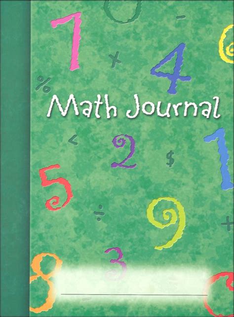 Math Journal Cover