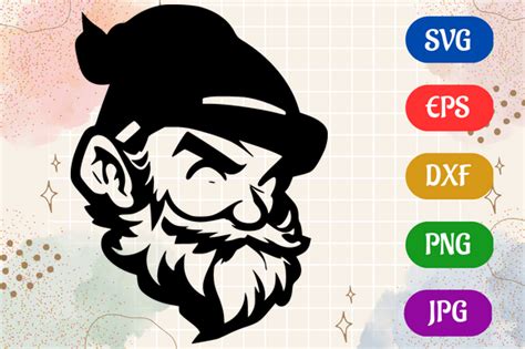 Leprechaun Silhouette Svg Eps Dxf Graphic By Creative Oasis