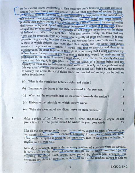Compulsory English Upsc Mains Civil Services Ias Exam 2023