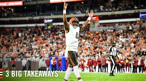 3 Big Takeaways Deshaun Watson Boasts ‘good Tempo In Preseason Debut